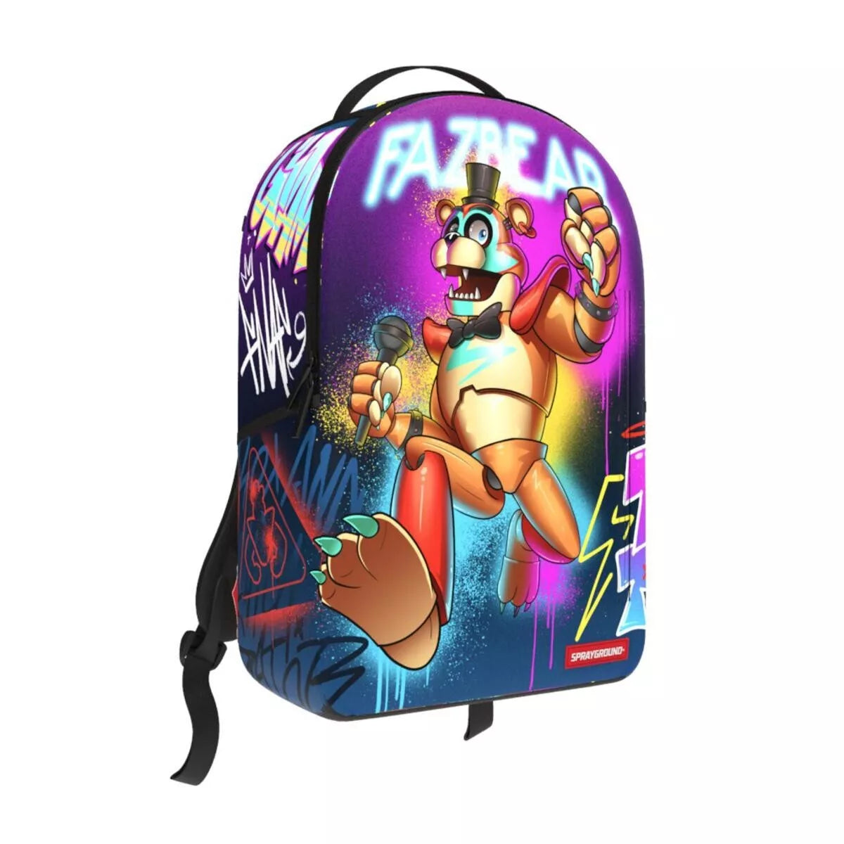 SPRAYGROUND Five Nights at Freddys Glamrock Freddy OTR DLXSR Backpack ... SPRAYGROUND Five Nights at Freddys Glamrock Freddy OTR DLXSR Backpack ...