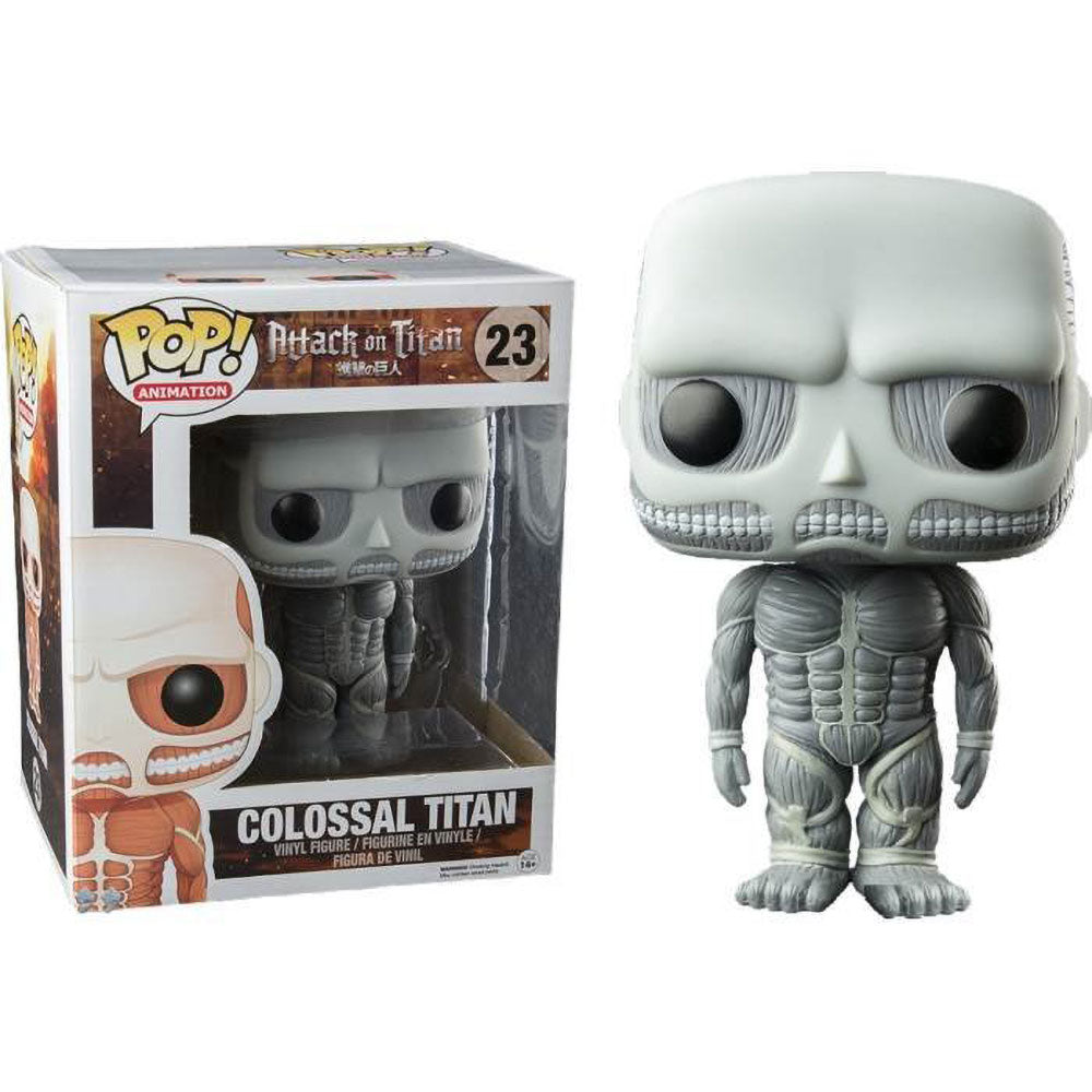 Funko POP! Attack on Titan Colossal Titan 23 (Greyscale) | POP SCV