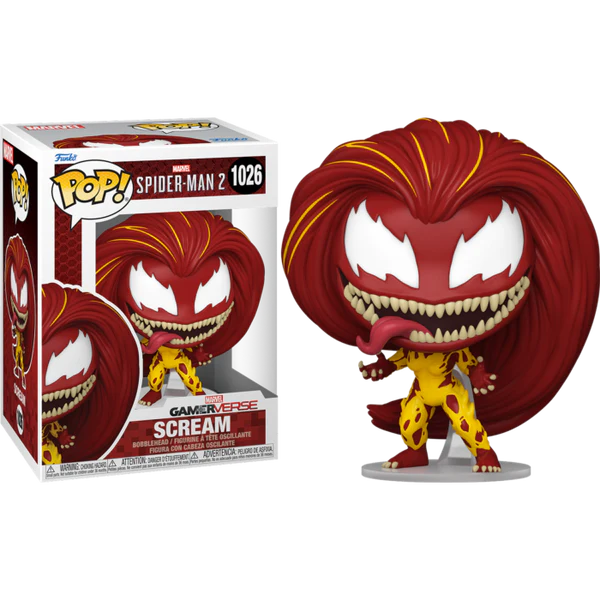 Funko POP! Spider-man 2 Scream 1026 | POP SCV